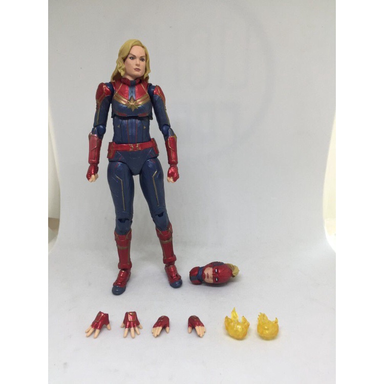 ฟิกเกอร์ Avengers 4 Shf Captain Marvel Endgame สําหรับตกแต่งบ้าน ...
