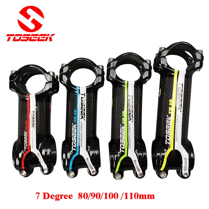 Ultralight carbon fiber highway bicycle stem mtb road mountain bike31.8 ...
