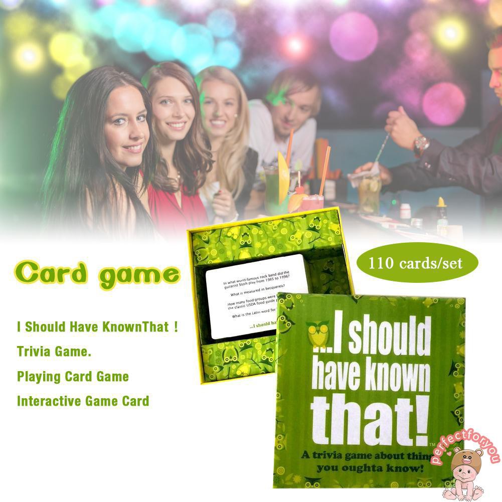 (perfectforyou ) Playing Card Game I Should Have Known That Party ...
