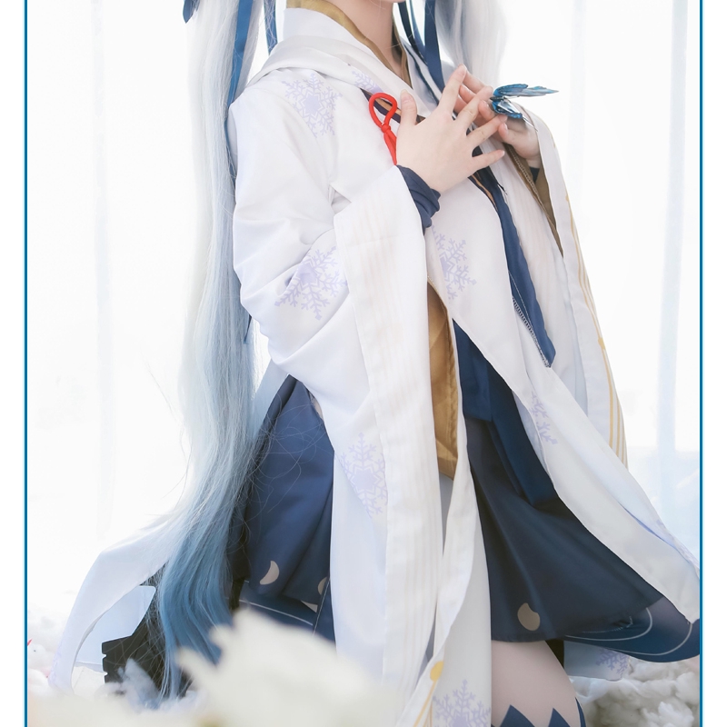 พรีออเดอร์ ????Miku Hatsune Miku Cos Clothing Snow Hatsune Kimono ...