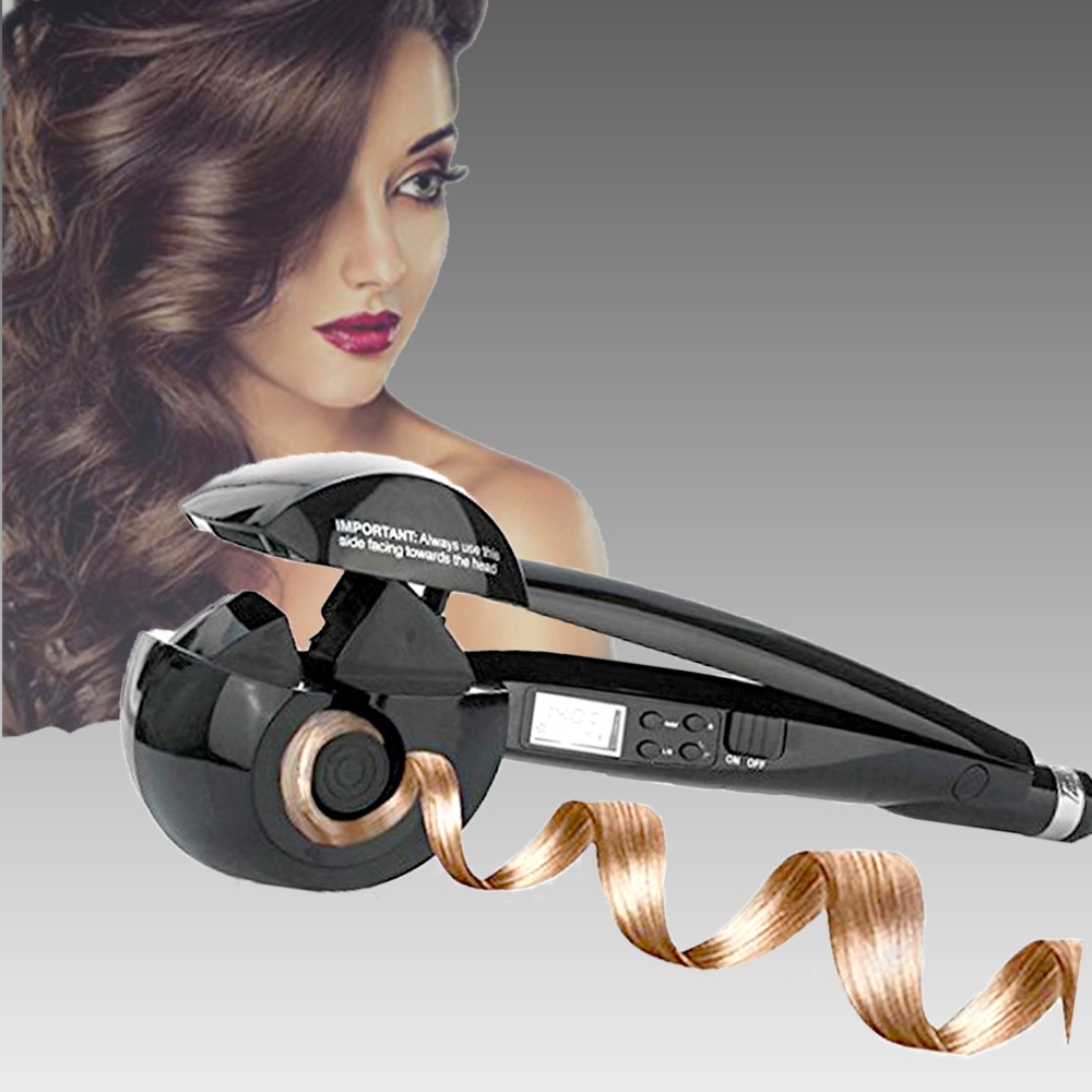 ที่ติดผมrofessional Hair Curlers Rollers Machine Automatic Rotating ...