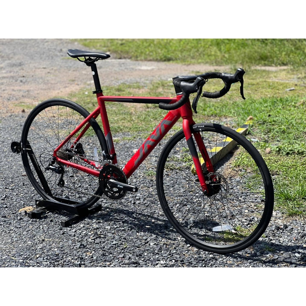 พร้อมของแถมเสือหมอบ JAVA RONDA Disc 18sp.แฮนด์ Integrated ทรง Aero (แถม ...