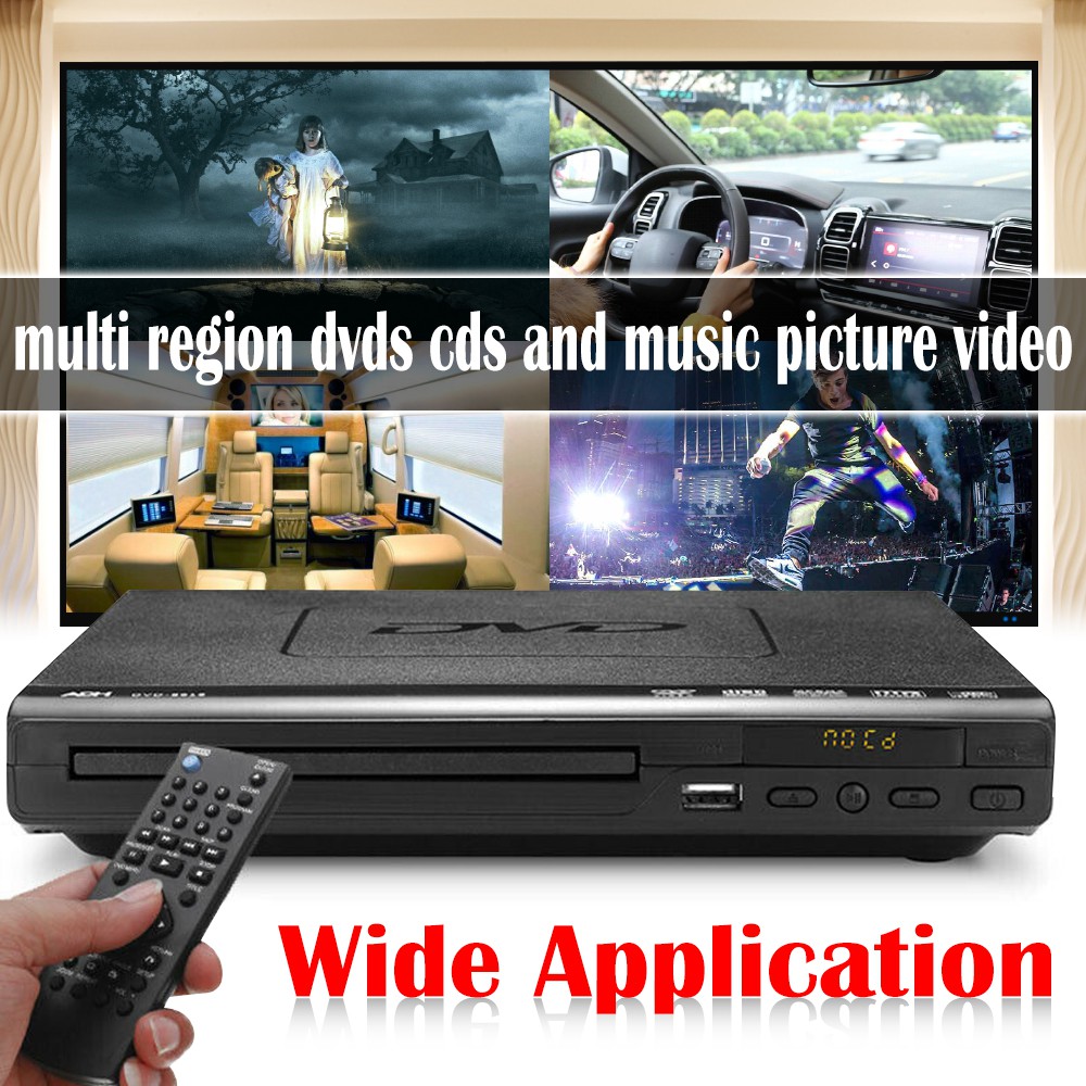 DVD Player Compact Multi Region ADH CD SVCD VCD Disc Upscaling USB WCtA ...