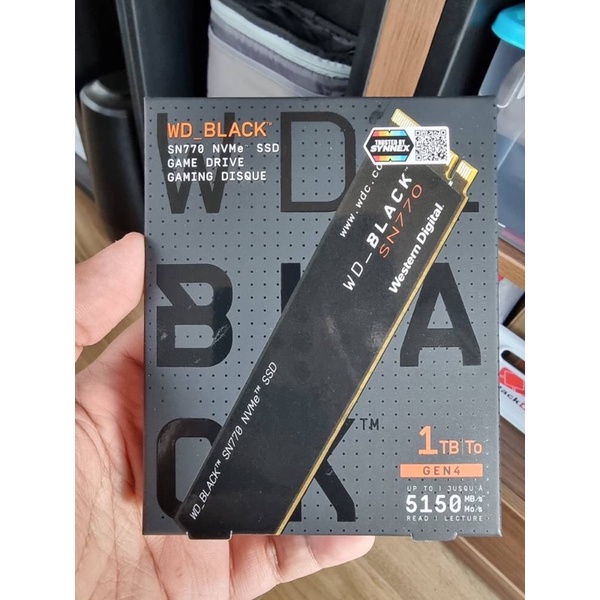 WD BLACK SN770 1TB M.2 2280 NVMe Gen4 (WDS100T3X0E) (5Y) MS6-000170 เอส ...