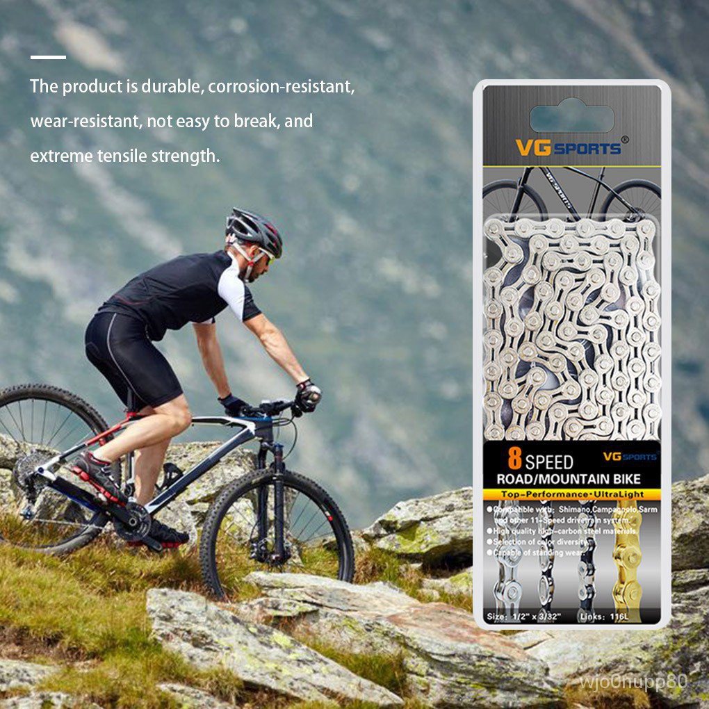 Zxe6 【LOCAL STOCK】 VG Sports 8/9/10/11 Speed Bicycle Chain Mountain ...