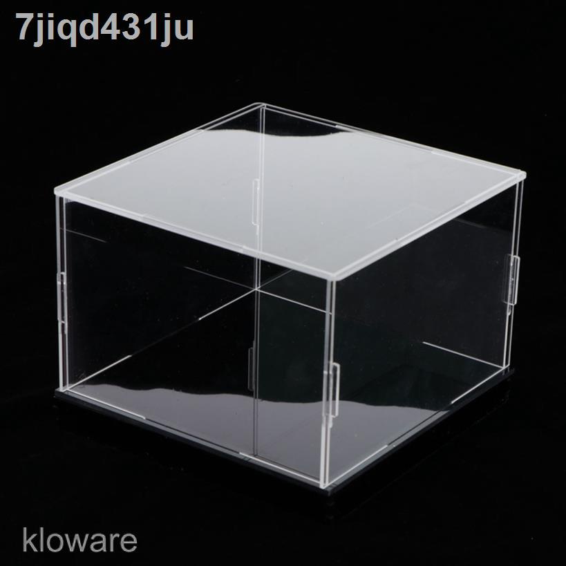 【ins】♘Clear Acrylic Display Box Large Dustproof Protection Doll Model ...