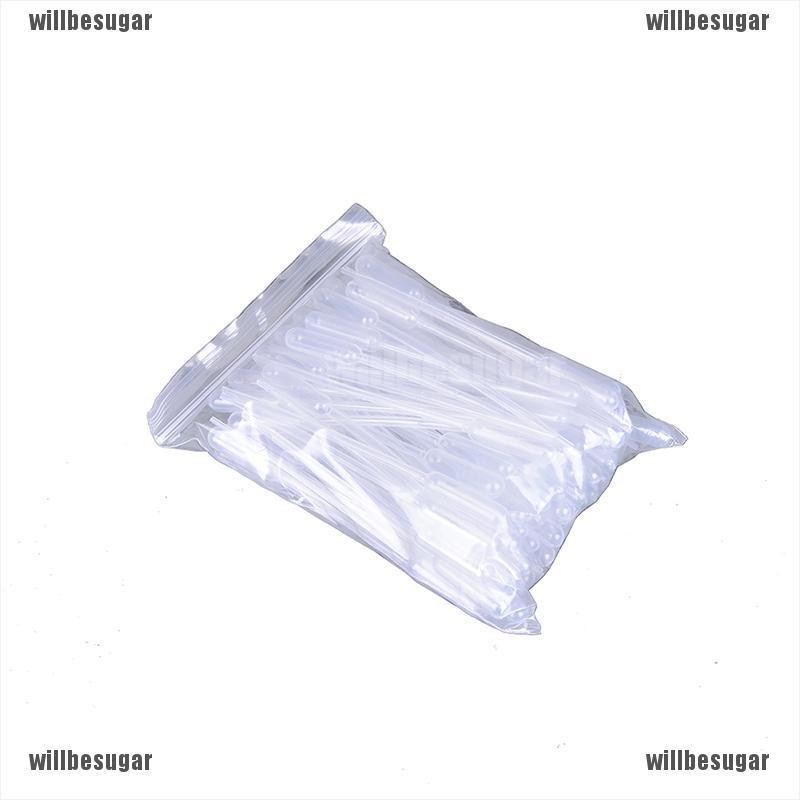 willbesugar 100PCS 0.5ml Disposable Polyethylene Eye Dropper Transfer ...
