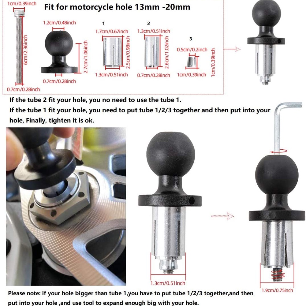 Hot StockPhone Holder In Fork Stem Mount Bracket Motorcycle Navigation ...