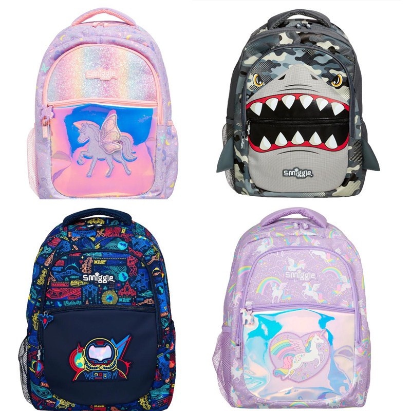 Smiggle Cat backpack Pencil case Lunchbag wallet Pencil bag Space ...