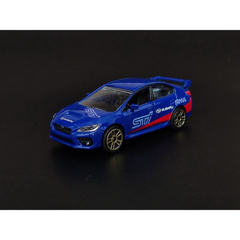 majorette subaru wrx sti สีน้ำเงิน ลายแข่ง | Shopee Thailand
