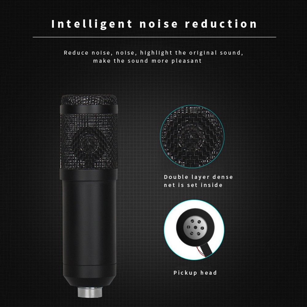 Live Sound Card Microphone Set Voice Changer Multifunctional USB Audio ...