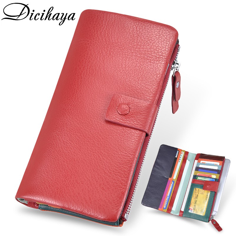DICIHAYA Women Long Wallets Style Multi-functional Wallet Purse Color ...