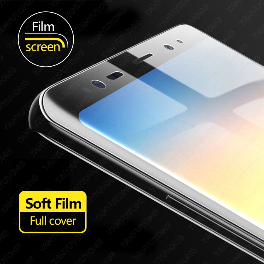 ฟิล์มนุ่ม เต็มจอฟิล์มกันรอย Soft Film Samsung Galaxy S10E S7 Edge S8 S9 S10 Plus S20 Ultra Note ...