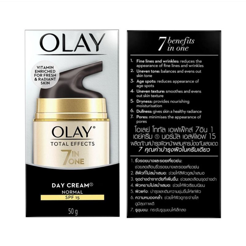 OLAY Total Effects 7 in one (Day Cream Normal SPF15Serum) 1520g - rdn ...