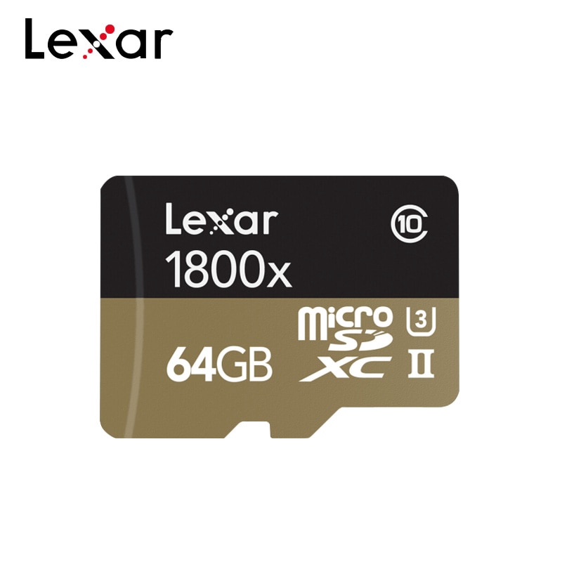 New Lexar Professional 1800x TF Card UHS-II Original Micro SD Card 64GB ...