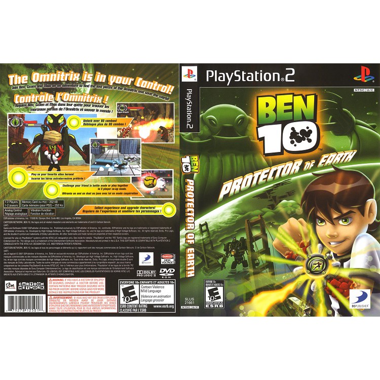 BEN 10 PROTECTOR OF EARTH [PS2 US : DVD5 1 Disc] | Shopee Thailand