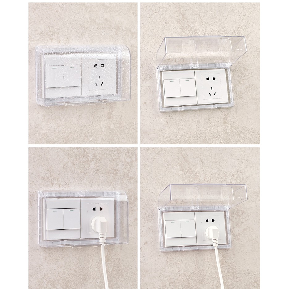 Flush-type Socket-outlet Plastic Cover Protected waterproof Enclosure ...