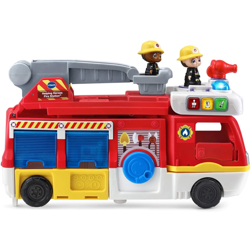 VTech 2 in 1 Big Size Fire Truck Fire Station Helping Heroes Fire ...
