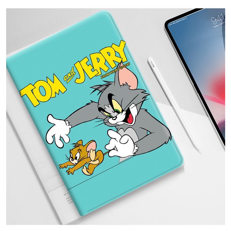 Tom and Jerry for เคสไอแพด mini 123456 gen 7 8 9 เคส pen slot air 1 2 3 ...