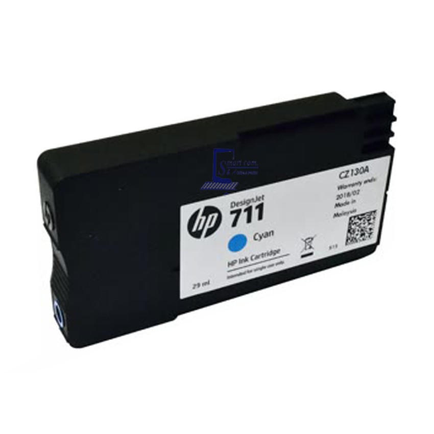 HP 711 C ตลับหมึกอิงค์เจ็ท สีฟ้า ใช้ได้กับเครื่อง HP รุ่น DesignJet ...