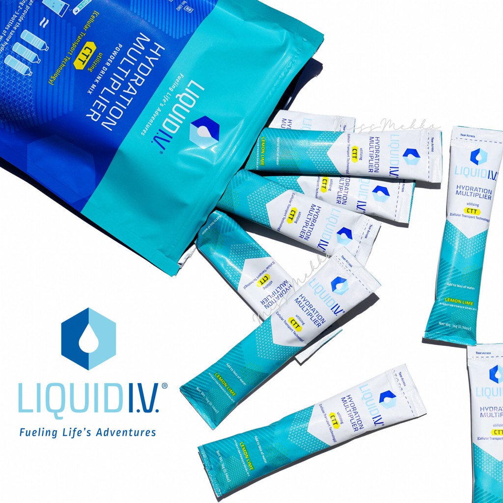 Liquid I.V. Hydration Multiplier น้ำอิเล็คโทรไลท์ Liquid IV 16g (ราคา ...