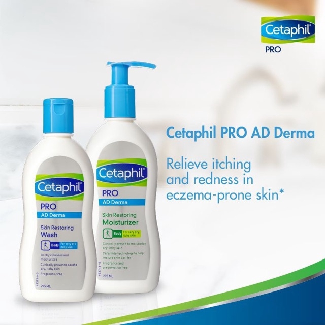 Cetaphil Pro AD Derma Skin Restoring Moisturizer 295 ml. Cetaphil Pro ...