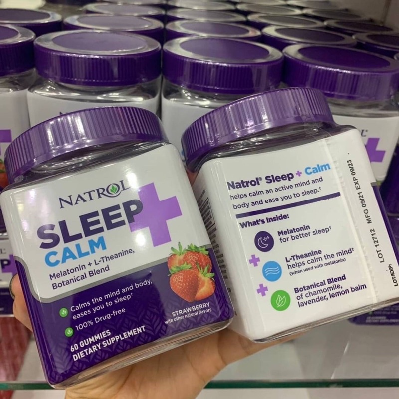 Natrol Relaxia Night Calm Berry x 50 Gummies (สูตรทานกลางคืน ...