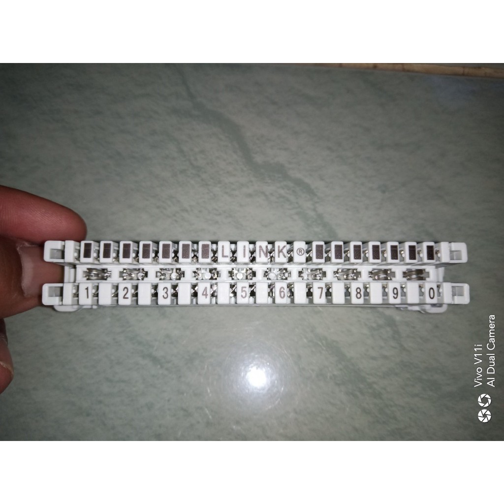 Telephone(เทอร์มินอลโทรศัพท์ สีขาว) Connection Module MODULE 10 Pair ...