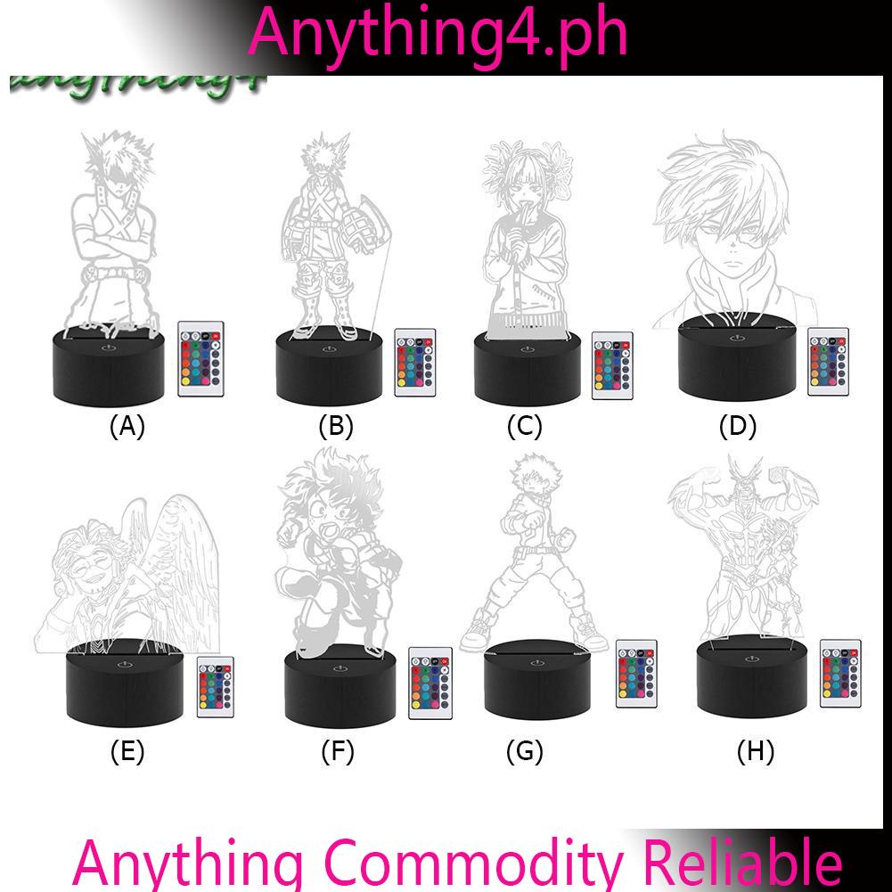 Cotton Light Cartoon Characters 3D Night Light Creative Touch Colorful ...