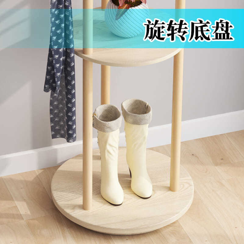 Rotary clothes rack floor bedroom clothes rack indoor coat rack ...
