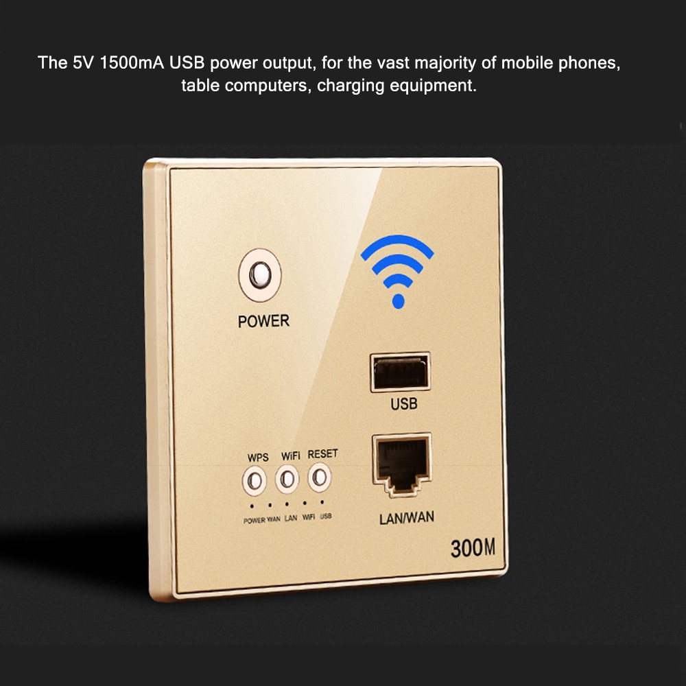 WIFI Router 300Mbps 220V power AP Relay Smart 2.4Ghz Wireless repeater ...