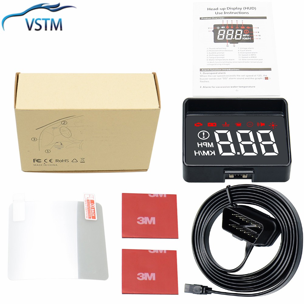 โปรเจคเตอร์บ้านโคมไฟฉายบ้านผนังม่านฉายวงเล็บ ULTRA HD ห้องนอนNewest Car HUD Head U Dislay A100s ...