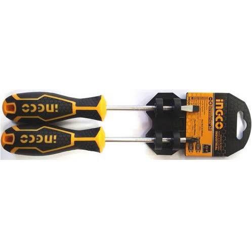 INGCO ชุดไขควง ปากแบน + ปากแฉก แกนกลม ขนาด 5 นิ้ว 2 ตัวชุด รุ่น ...