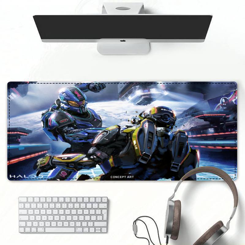 แผ่นรองเมาส์ Personalized Halo Mouse Pad PC Laptop Gamer Mousepad Anime ...