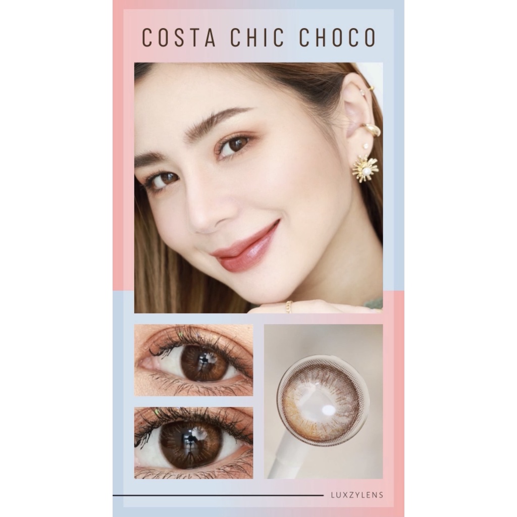 คอนแทคเลนส์ Costa Chic Choco Black (Luxzylens) ขนาดมินิ ขายดีมาก ...