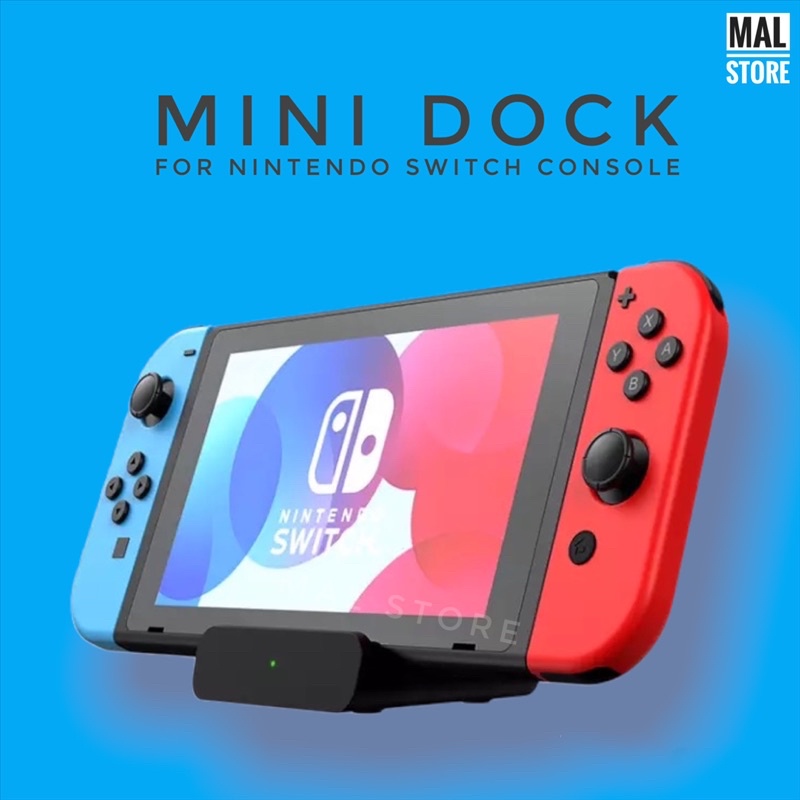 Switch Dock Mini แบบพกพา สำหรับ Nintendo Switch OLED Mobile ใส่เคสก็ ...