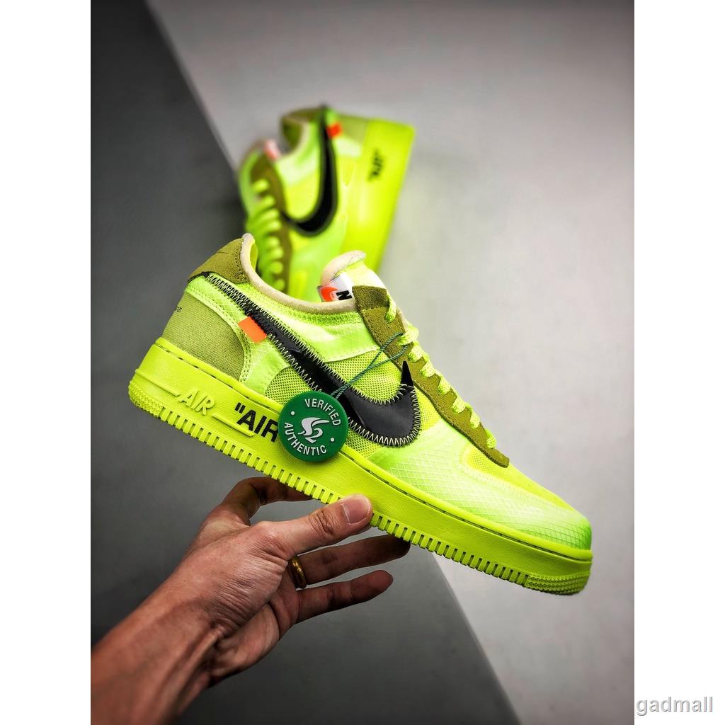 เวอร์ชั่นพระเจ้า Off-White X Nike Air Force 1 AF1 Low Volt Casual Low ...