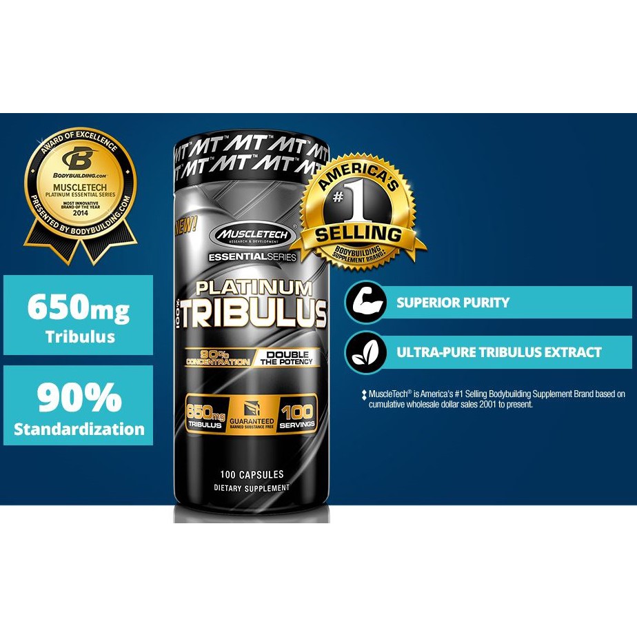 Muscletech Tribulus 100เม็ด - booster.store - ThaiPick
