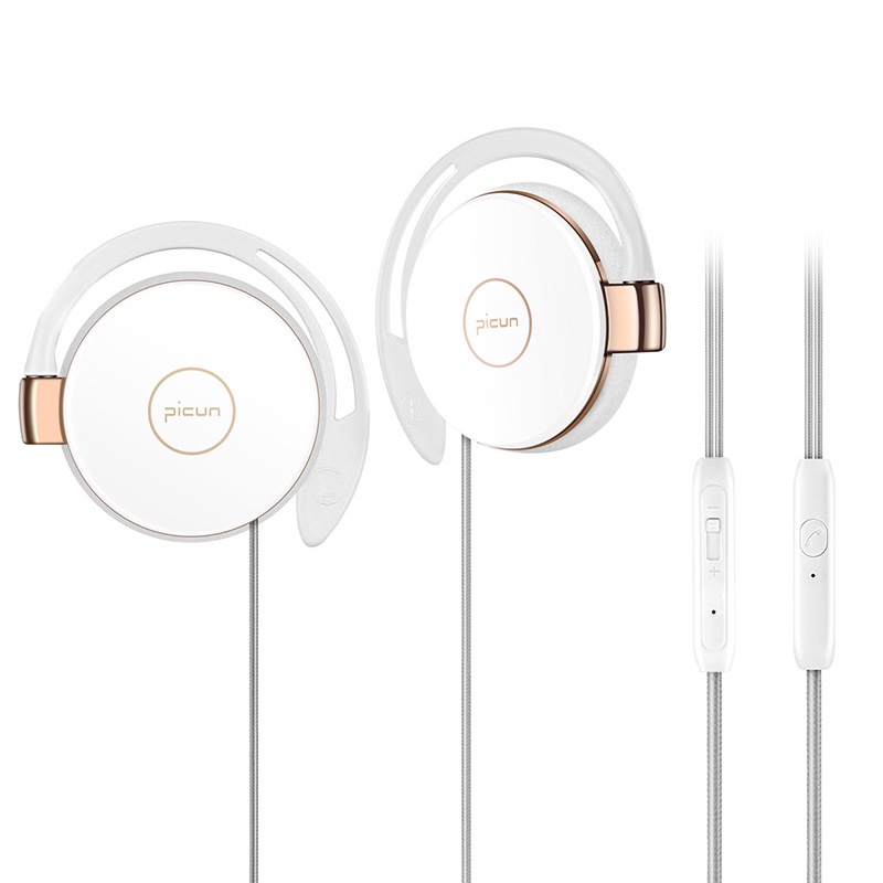 Picun Wired Headphones HIFI Bass Stereo Sound Sport Earbud Headset With ...