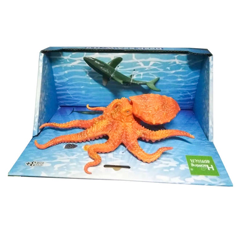 Marine Animal Model Underwater World Toys Joint Octopus Sperm Whale ...
