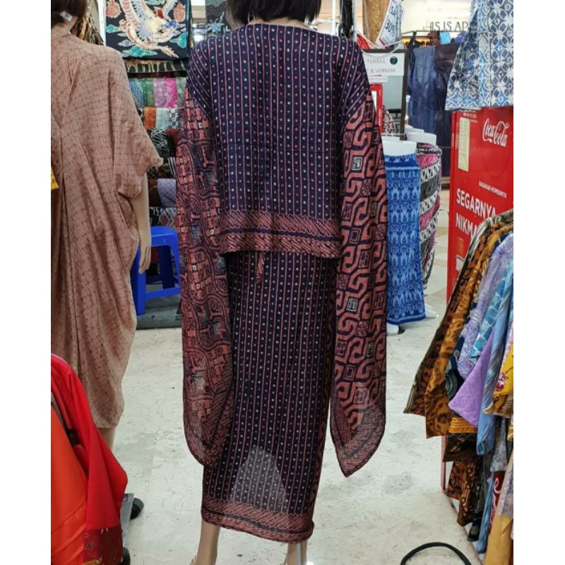 Viscose Batik Set Viskos ชุดสูท กระโปรงสําหรับผู้หญิง ...