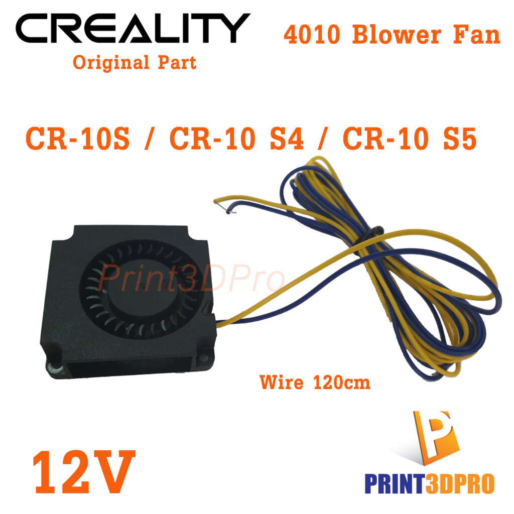 Creality Part CR-10S 4010 12V Blower Fan for CR-10S CR-10 S4 CR-10 S5 ...