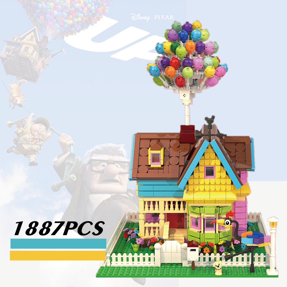 Hot StockDisney Pixar UP Movie Balloon House Carl Russell Anti Gravity ...