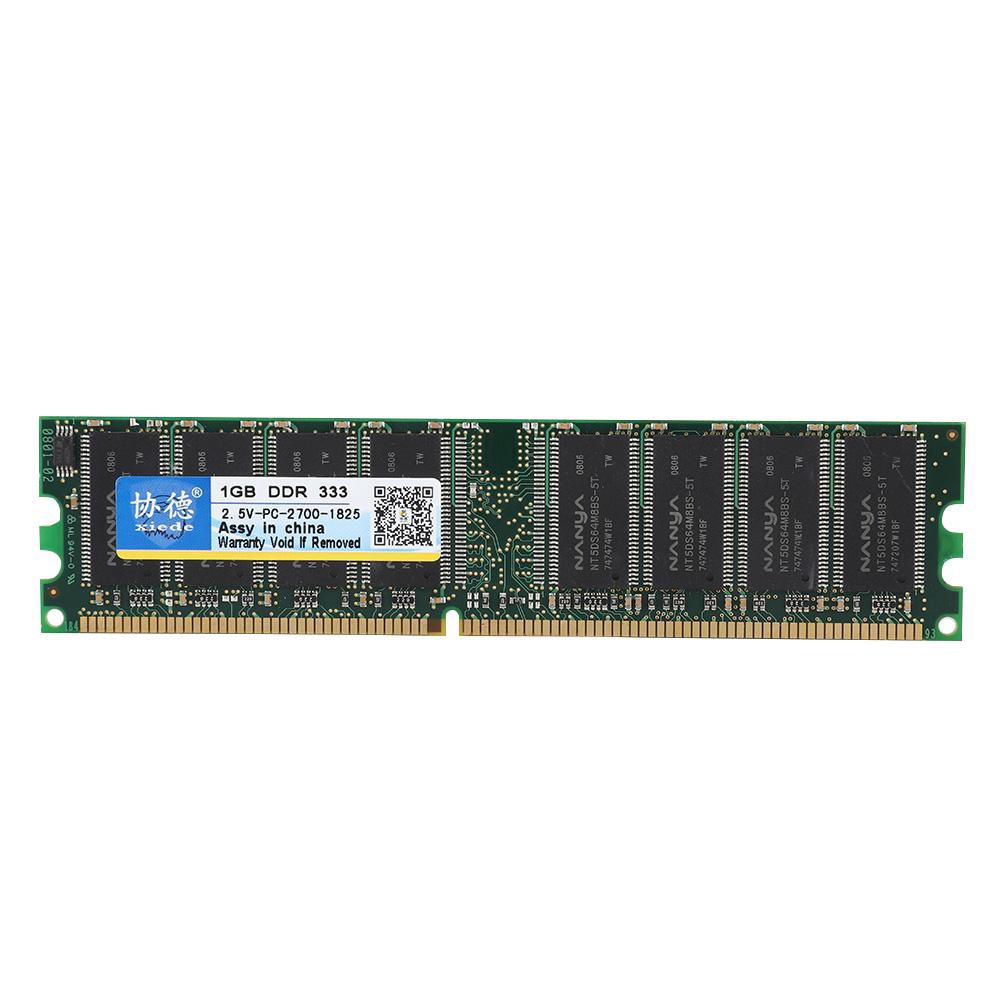 Xiede 184 Pin โมดูลหน่วยความจํา Ddr 333 1 G Desktop Amd Dicated Ram ...