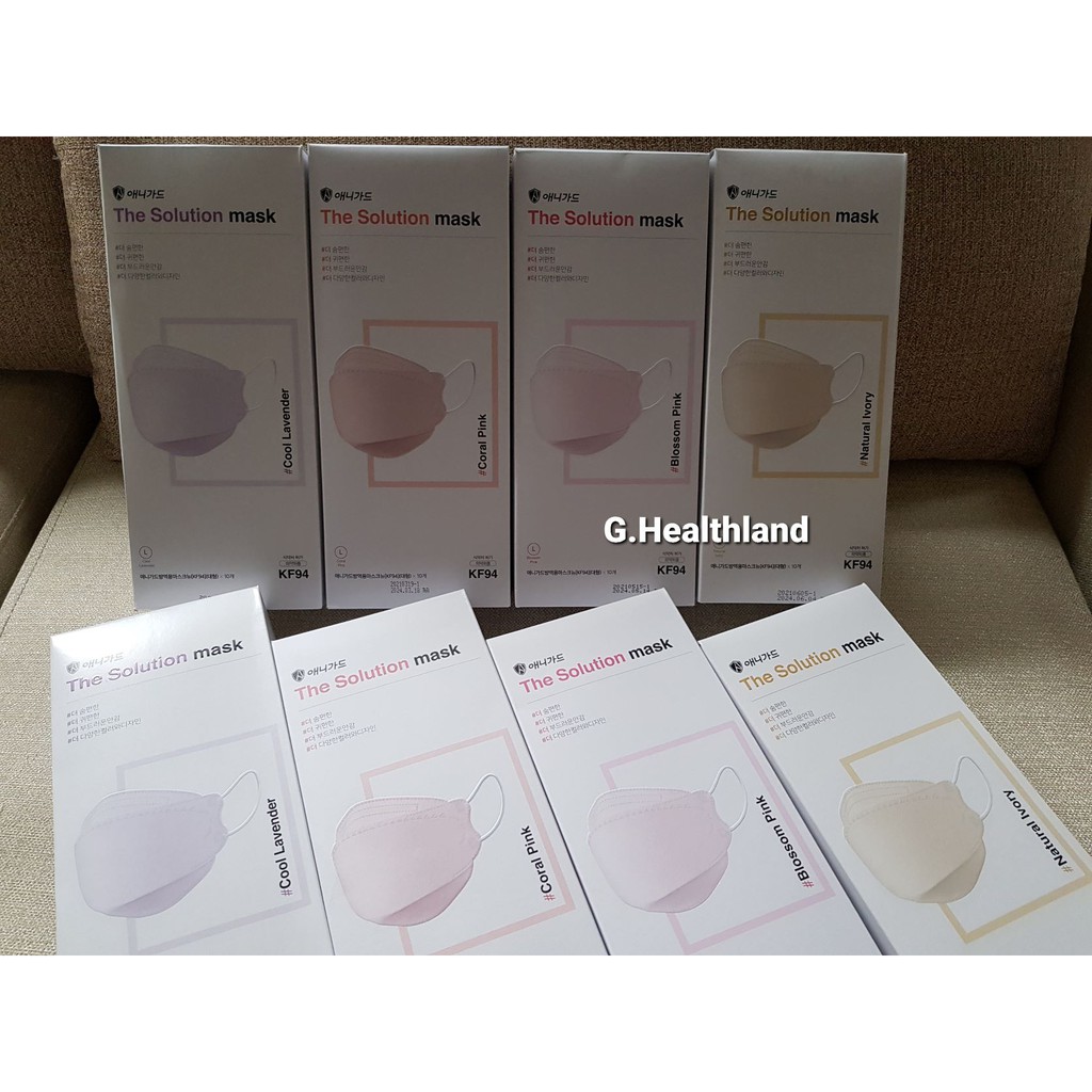(ราคาจำหน่ายเป็นกล่อง️1กล่อง ต่อ10ชิ้น) หน้ากากอนามัย MASK KF94 KF80 Anyguard the Solution - g ...