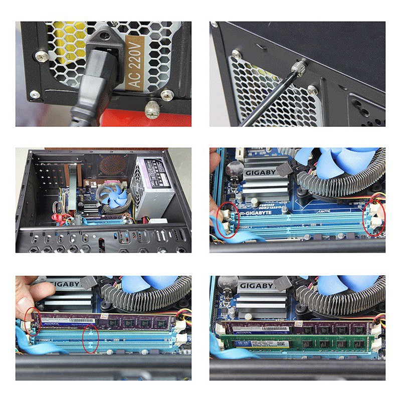 Xiede Desktop Computer Memory Ram Module Ddr2 667 4Gb Pc2-5300 240Pin ...