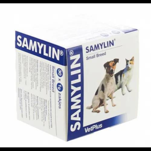 Samylin Small Breed powder 1g x 30 pcs แซมมิลิน อาหารเสริมโปรตีน สุนัข ...