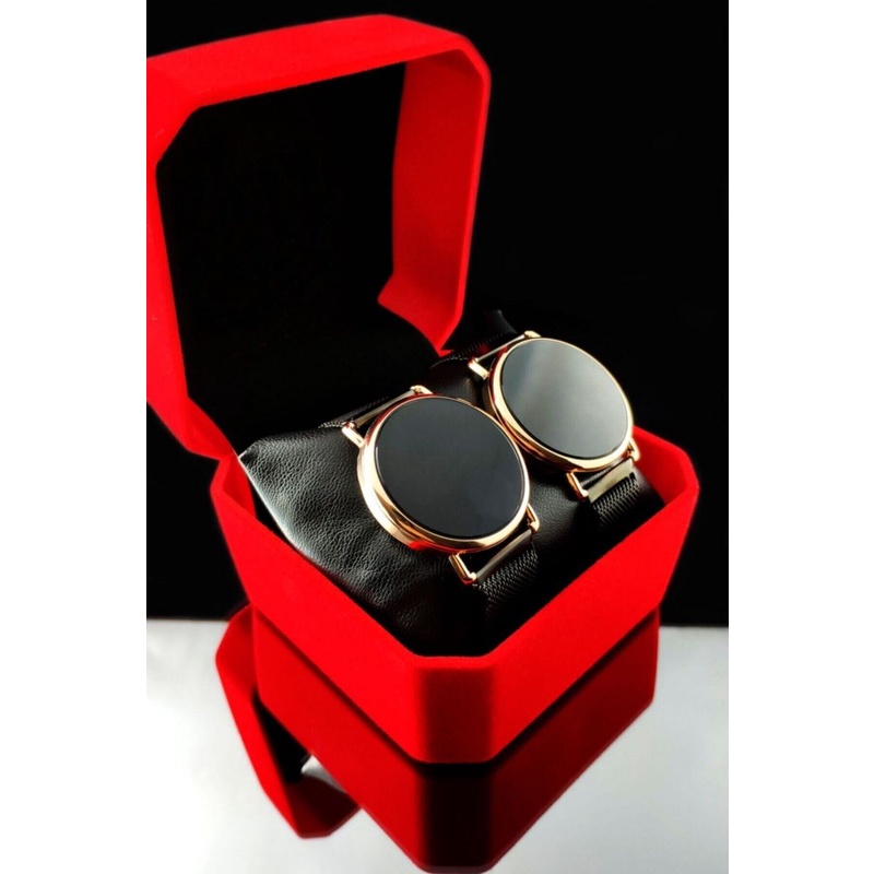 Lovers Watch Special Red Velvet Box Couple Wrist watch - fvdt9tr8jq ...