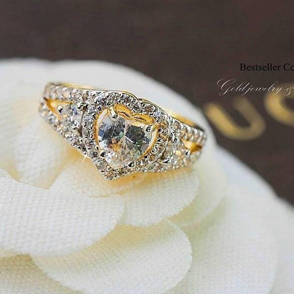 ManeeNopparut มณีณพรัช แหวน เพชรหัวใจรุ่น RW175 | Shopee Thailand