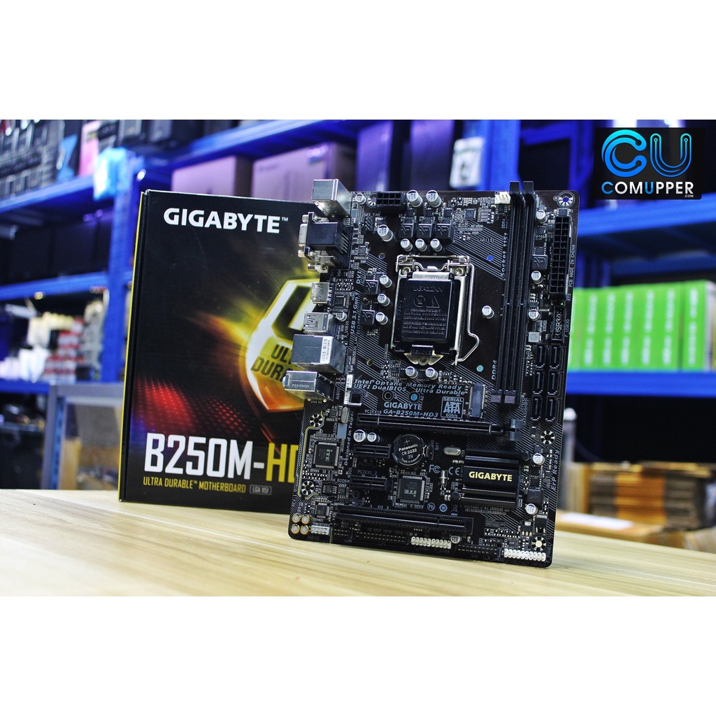 [1151] Gigabyte B250M-HD3 มือสอง สภาพดี พร้อมจัดส่ง | Shopee Thailand